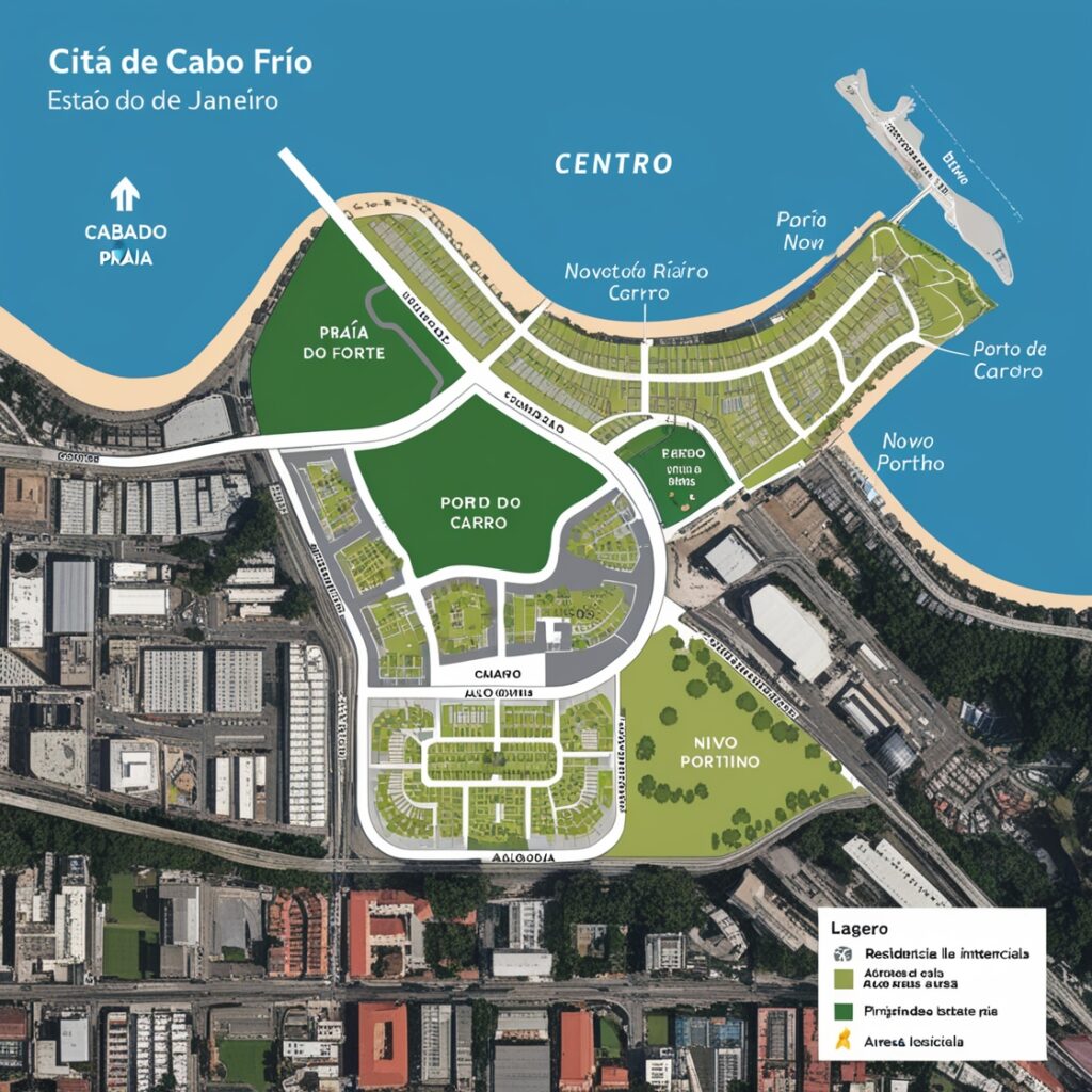 Mapa Cidade Cabo Frio - RJ